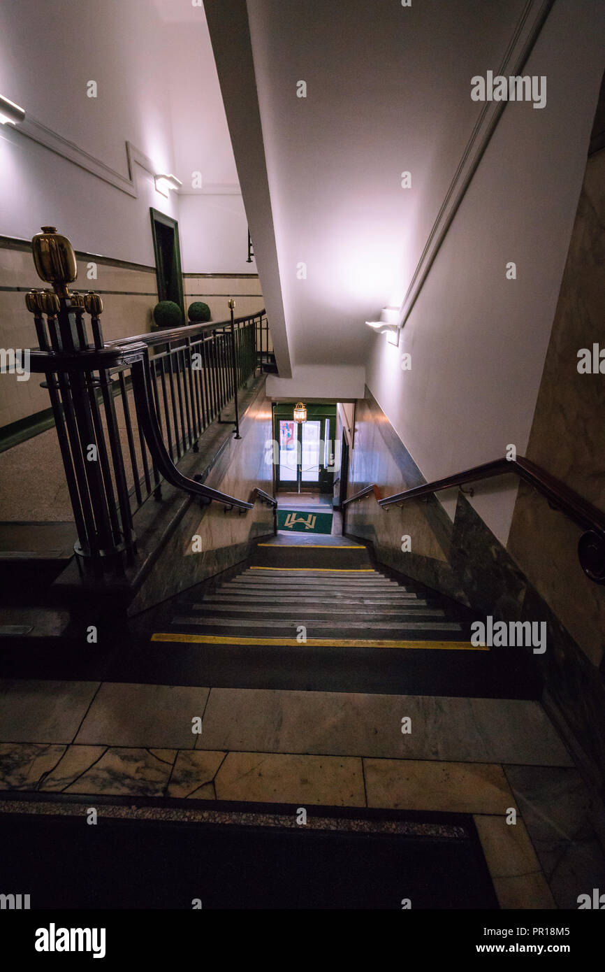The Merchants House of Glasgow Scotland Staircase Stock Photo - Alamy