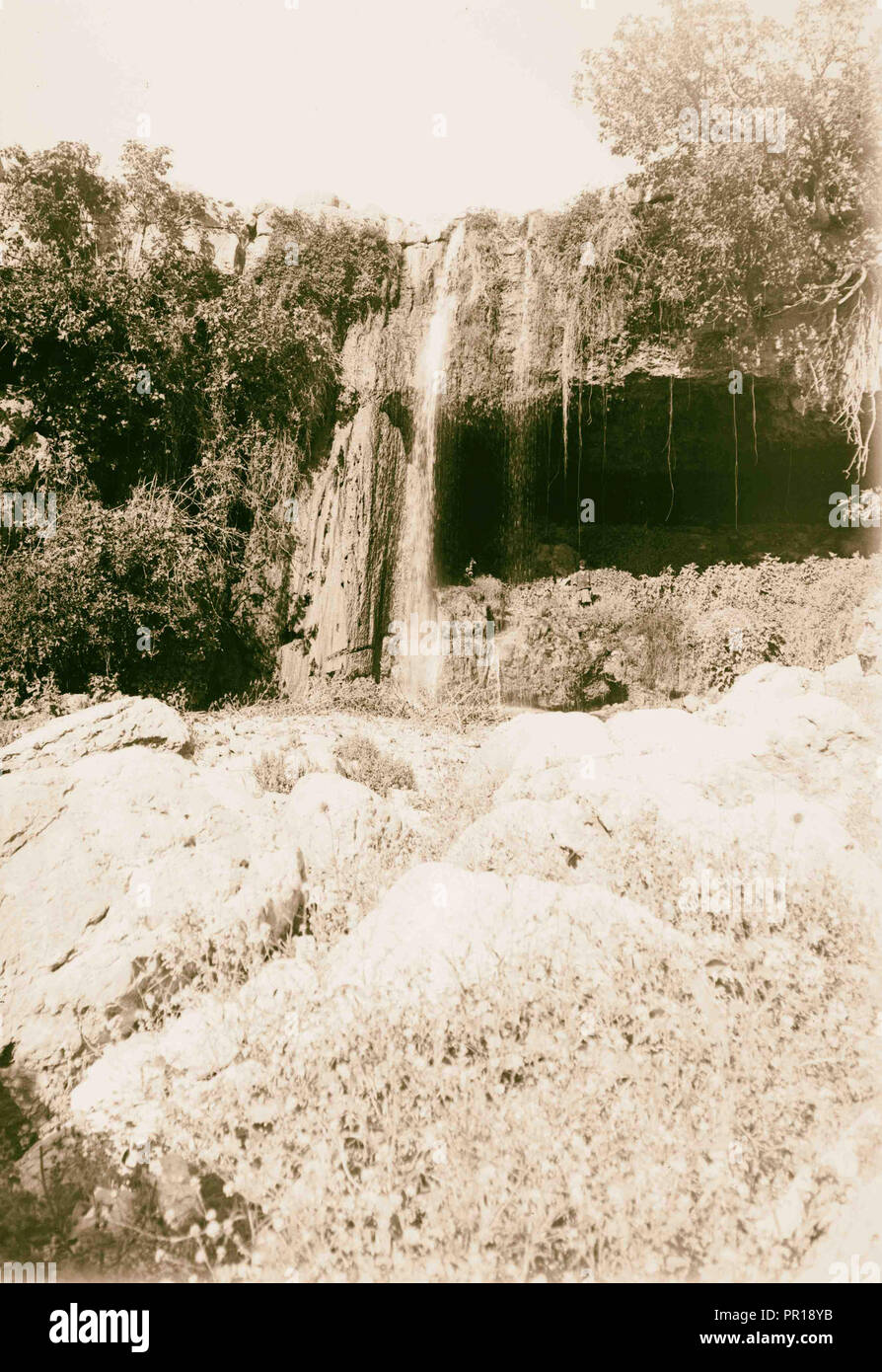 East of the Jordan and Dead Sea. Springs of Moses. 1900, Jordan Stock ...