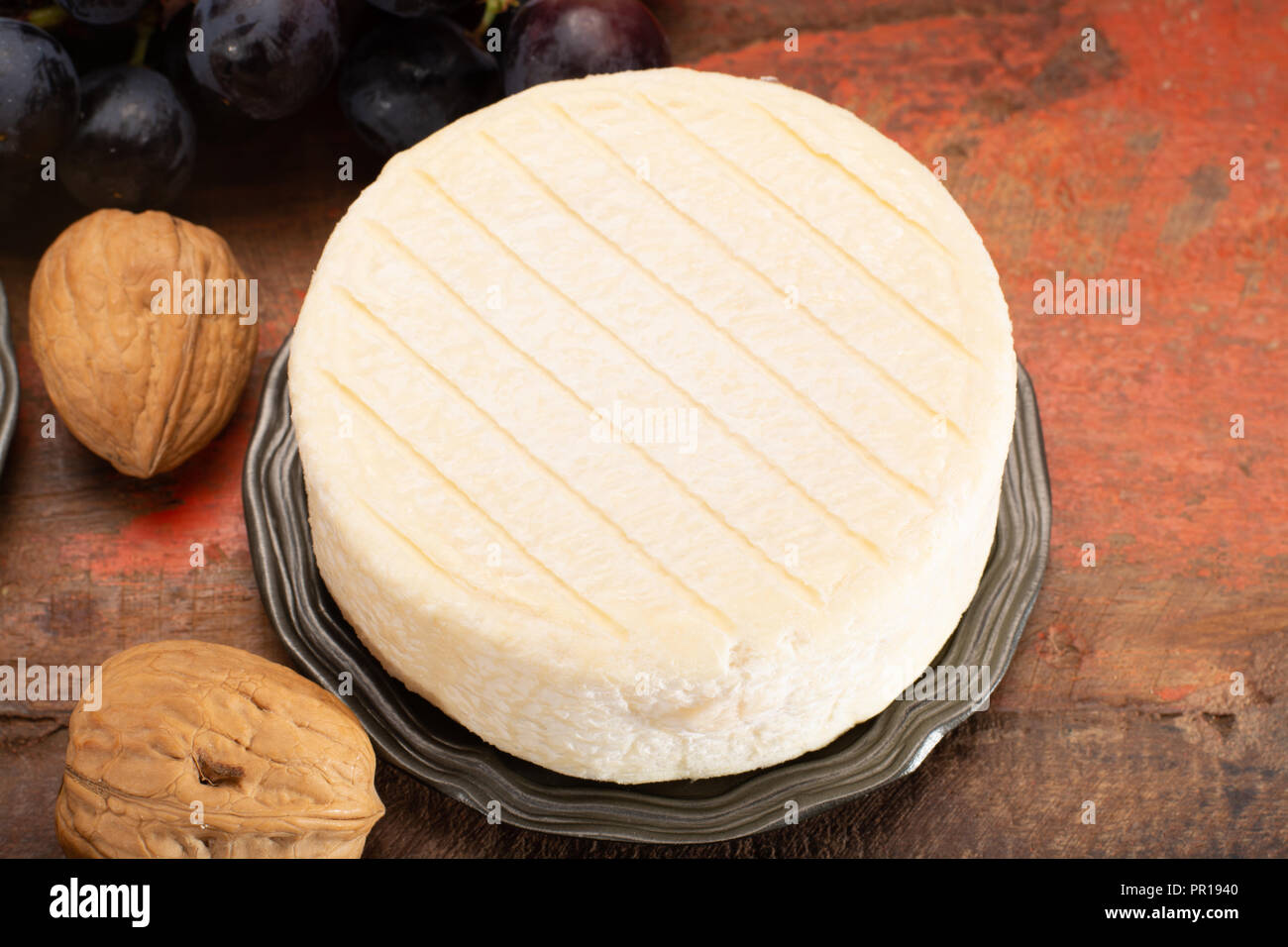 Munster of Pied Angloys, moist, soft, creamy with strong taste, surface ...