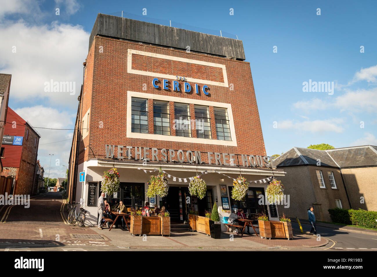 The Cerdic Wetherspoon Free House pub in Chard Somerset UK Stock Photo ...