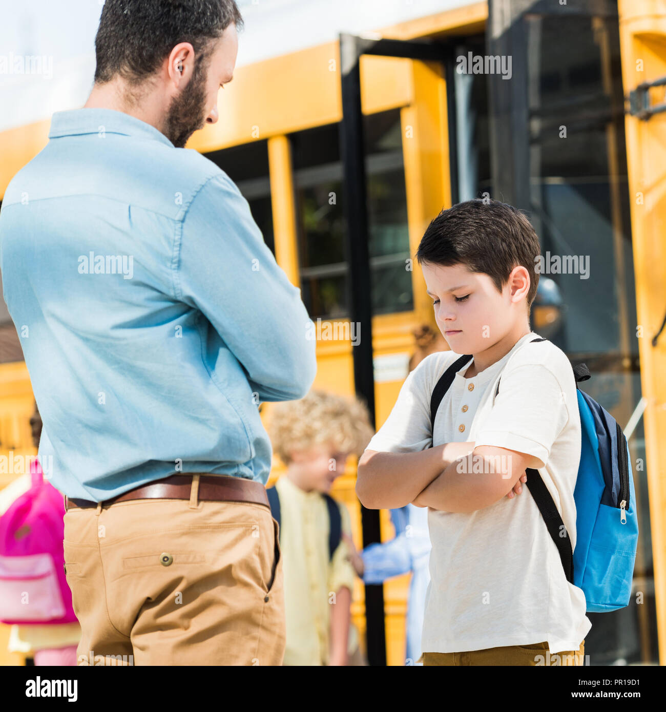 Angry parent school hi-res stock photography and images - Alamy