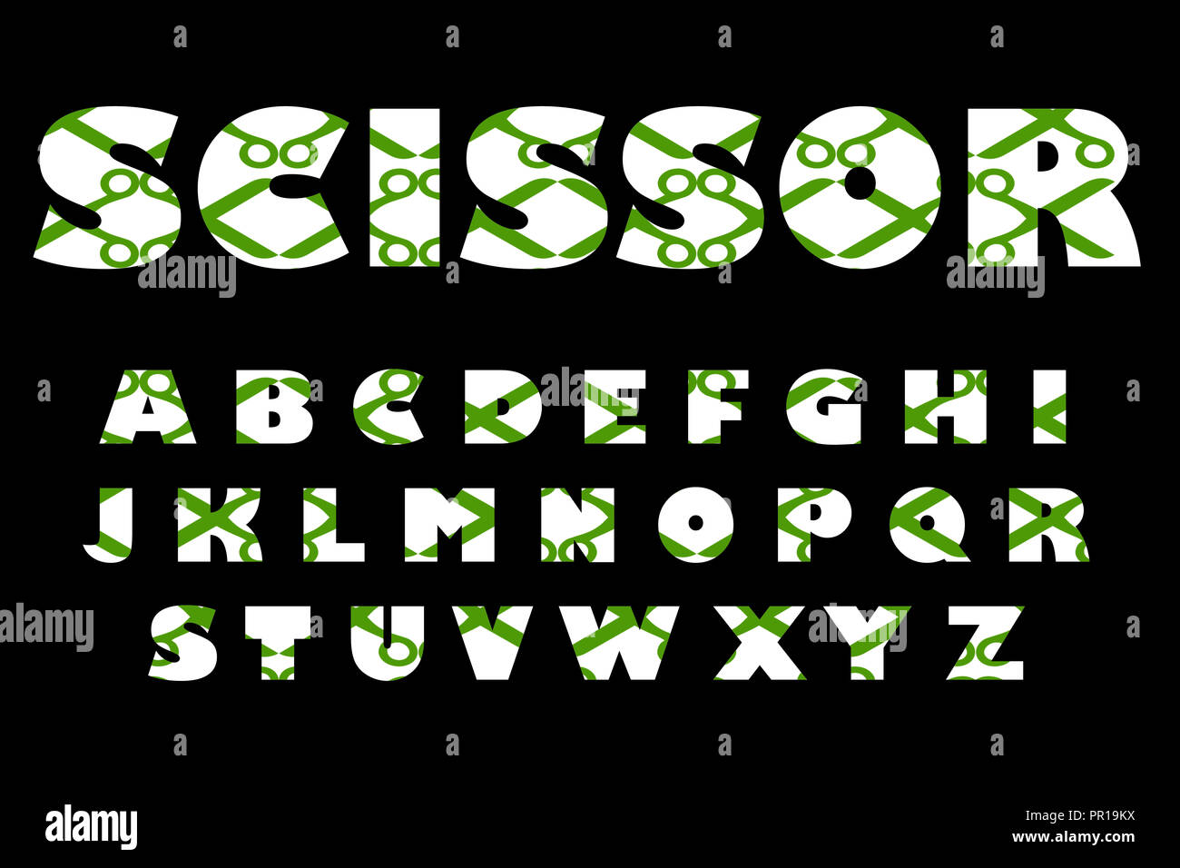 Shape font hi-res stock photography and images - Alamy