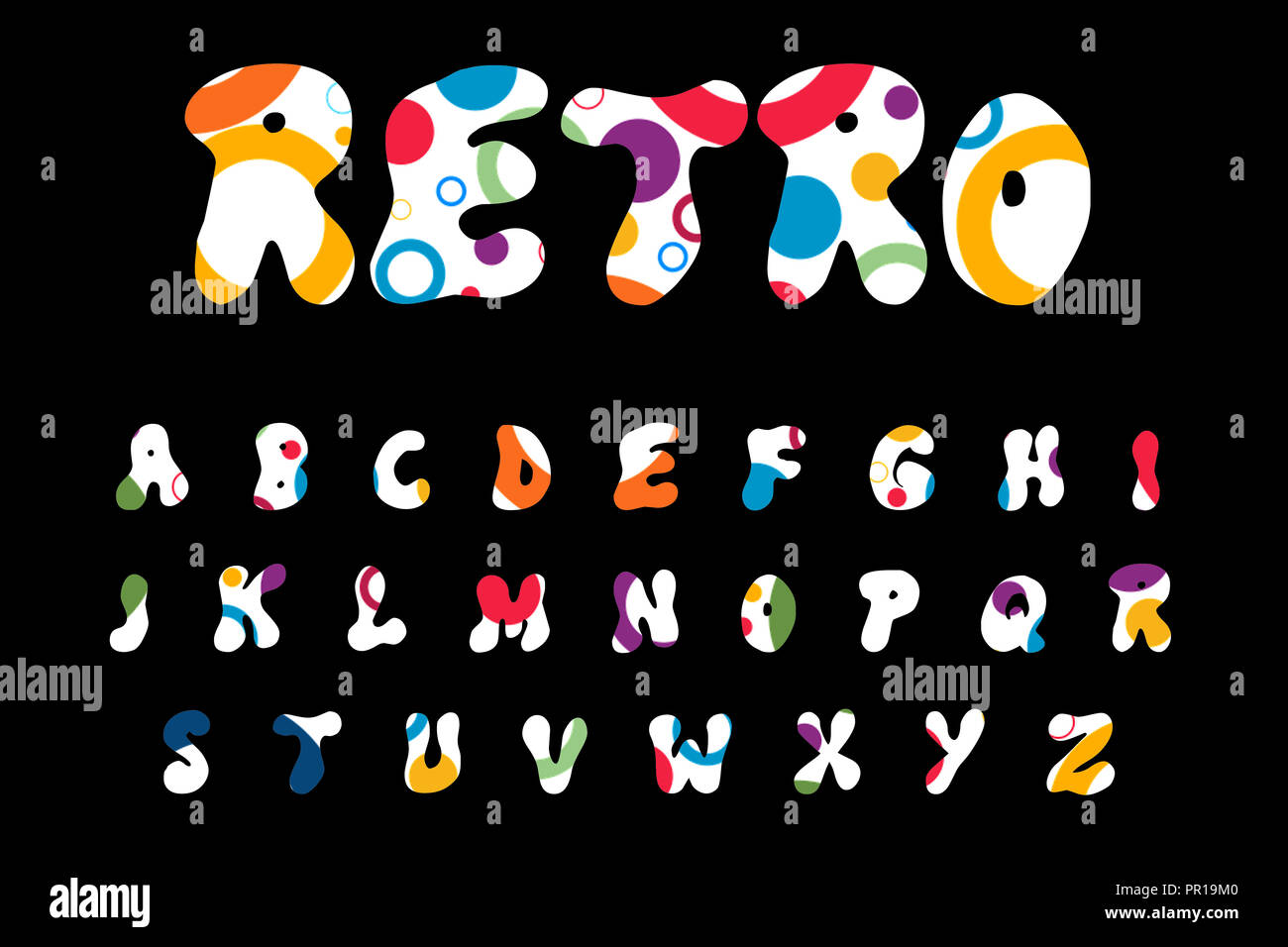 Disco font hi-res stock photography and images - Alamy