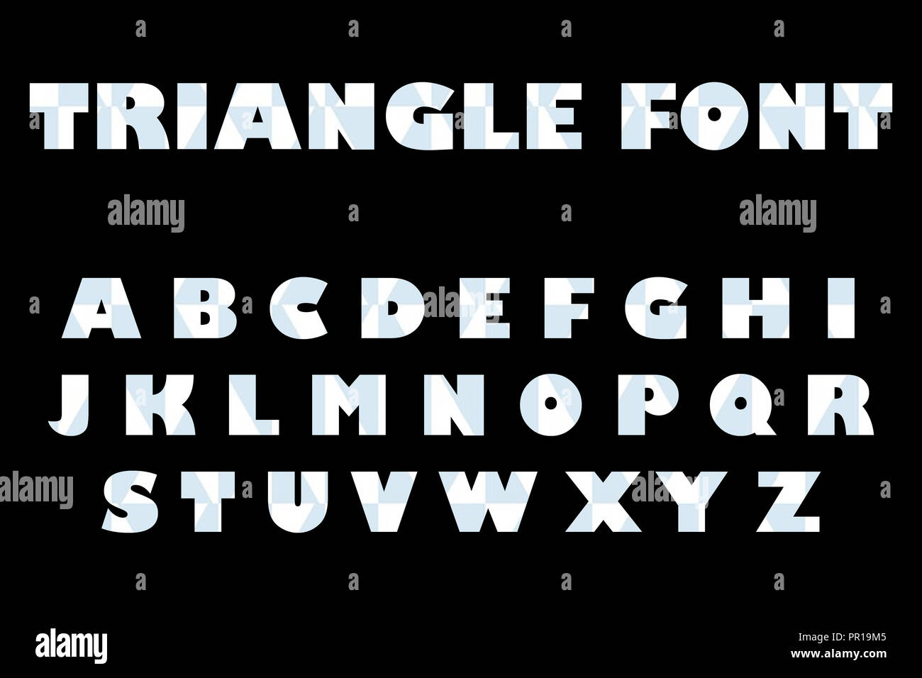 Shape font hi-res stock photography and images - Alamy