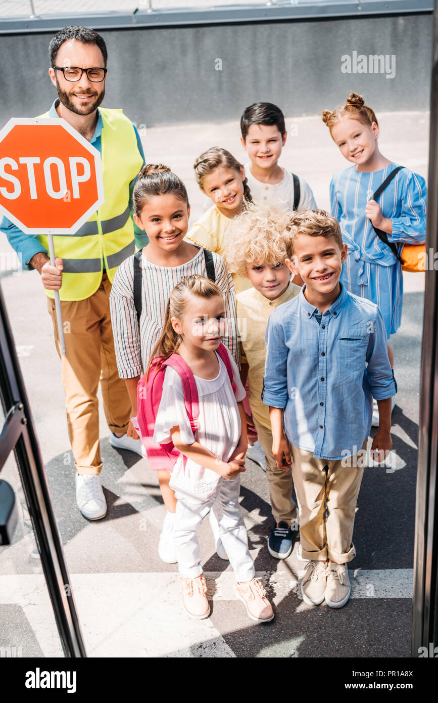 Adult school crossing guard hi-res stock photography and images - Alamy
