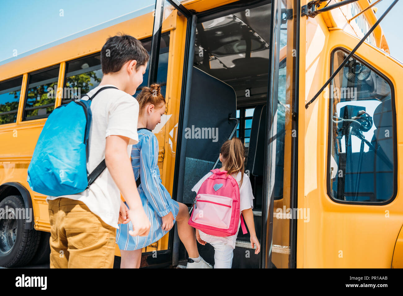 Kids Entering School High Resolution Stock Photography and Images - Alamy