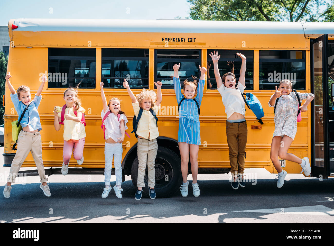 Bus jumping hi-res stock photography and images - Alamy