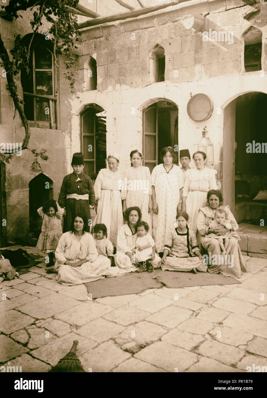 Characters and industries, etc. Poor Jewish family of Aleppo. 1900 ...