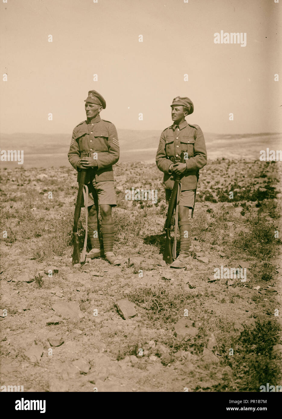 The surrender of Jerusalem to the British, December 9th, 1917 The two ...