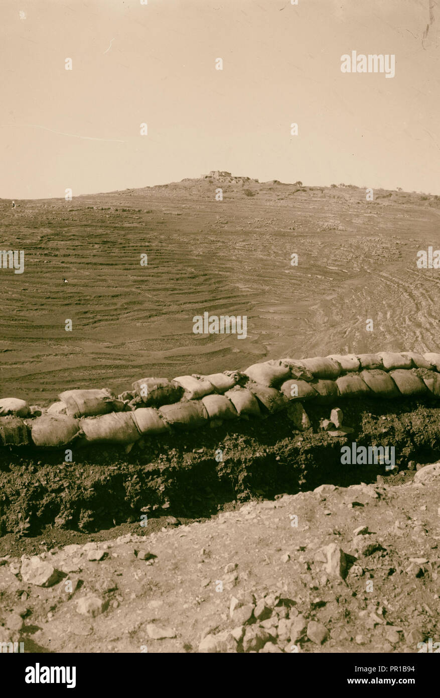 War views of Neby Samuel (Mizpah). Neby Samuel from the Turkish ...