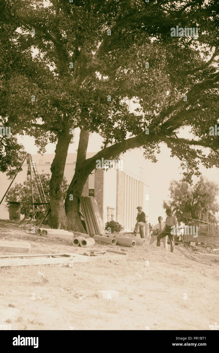 Jewish colonies and settlements. Tel Aviv. Rutenberg's electric power ...