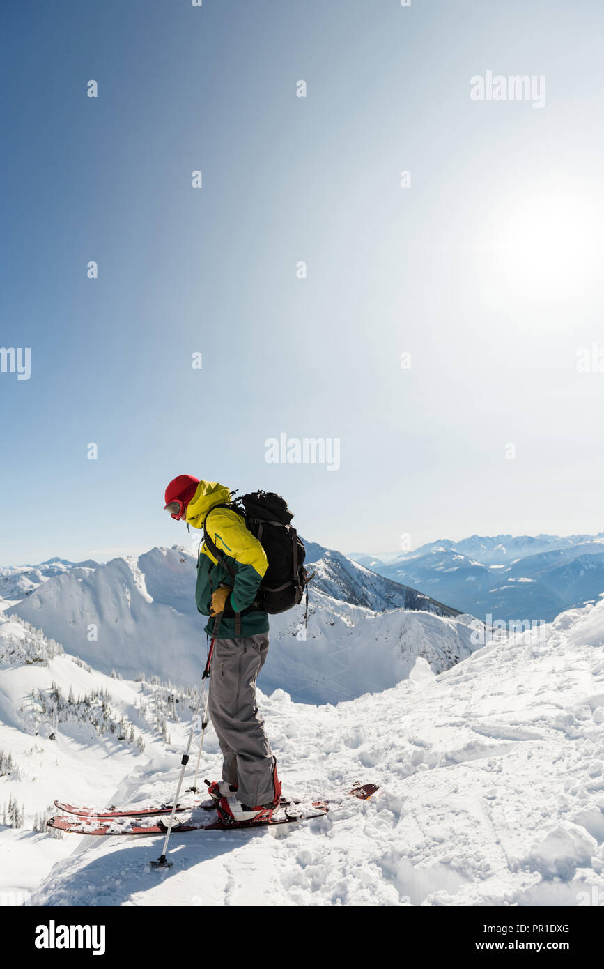 Skier standing hi-res stock photography and images - Alamy