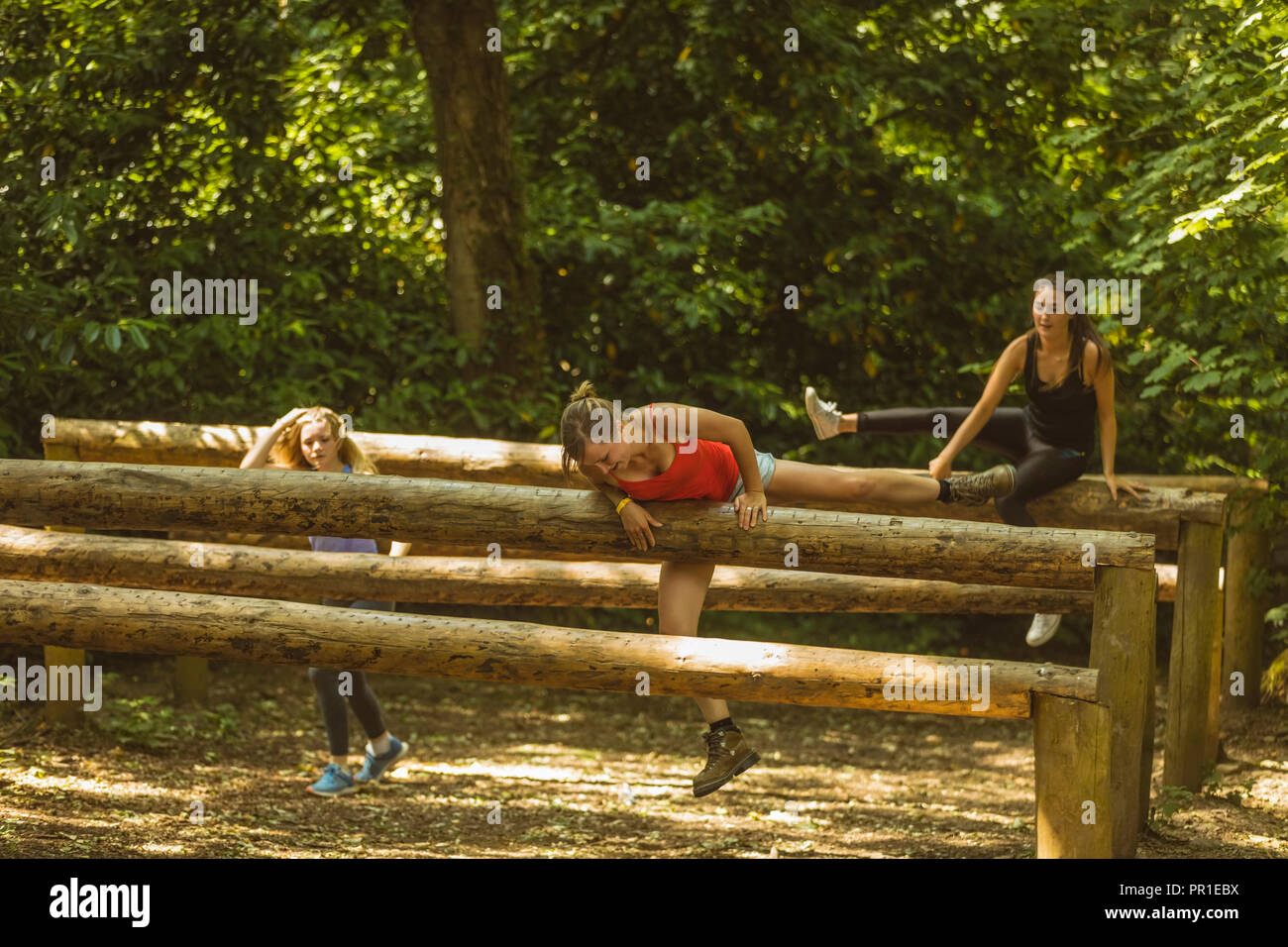 Adult obstacle course hi-res stock photography and images - Alamy