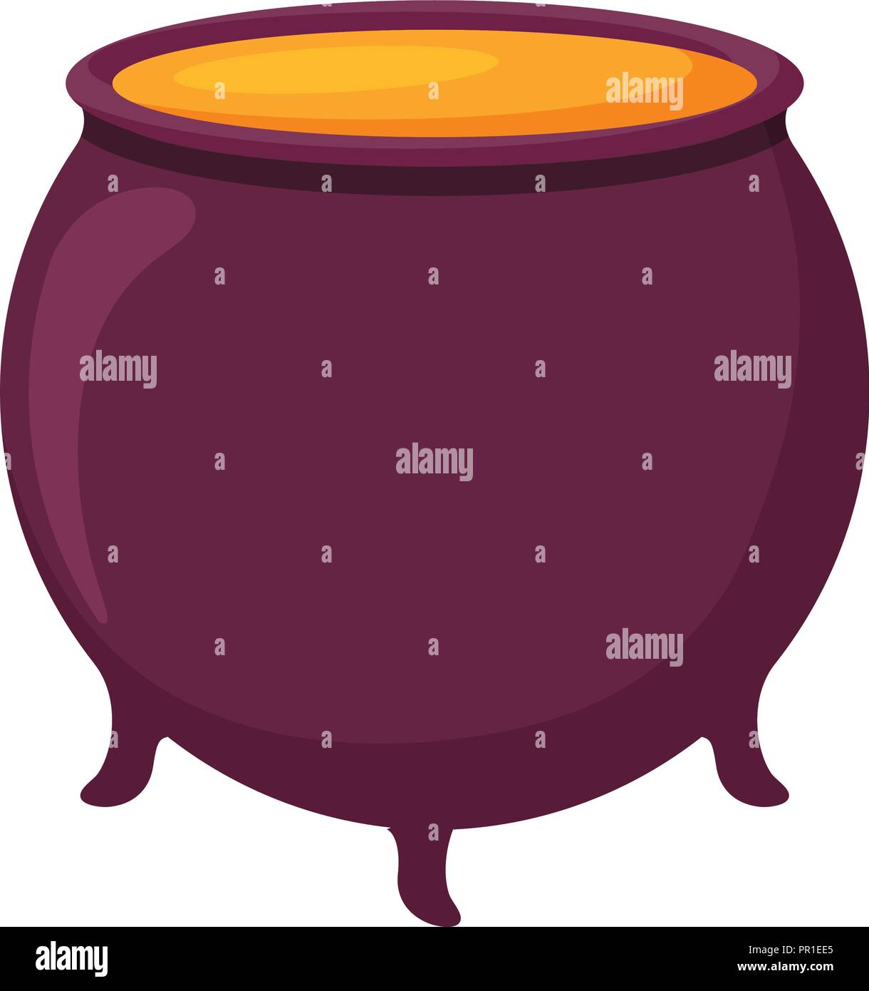 potion pot icon over white background, vector illustration Stock Vector ...