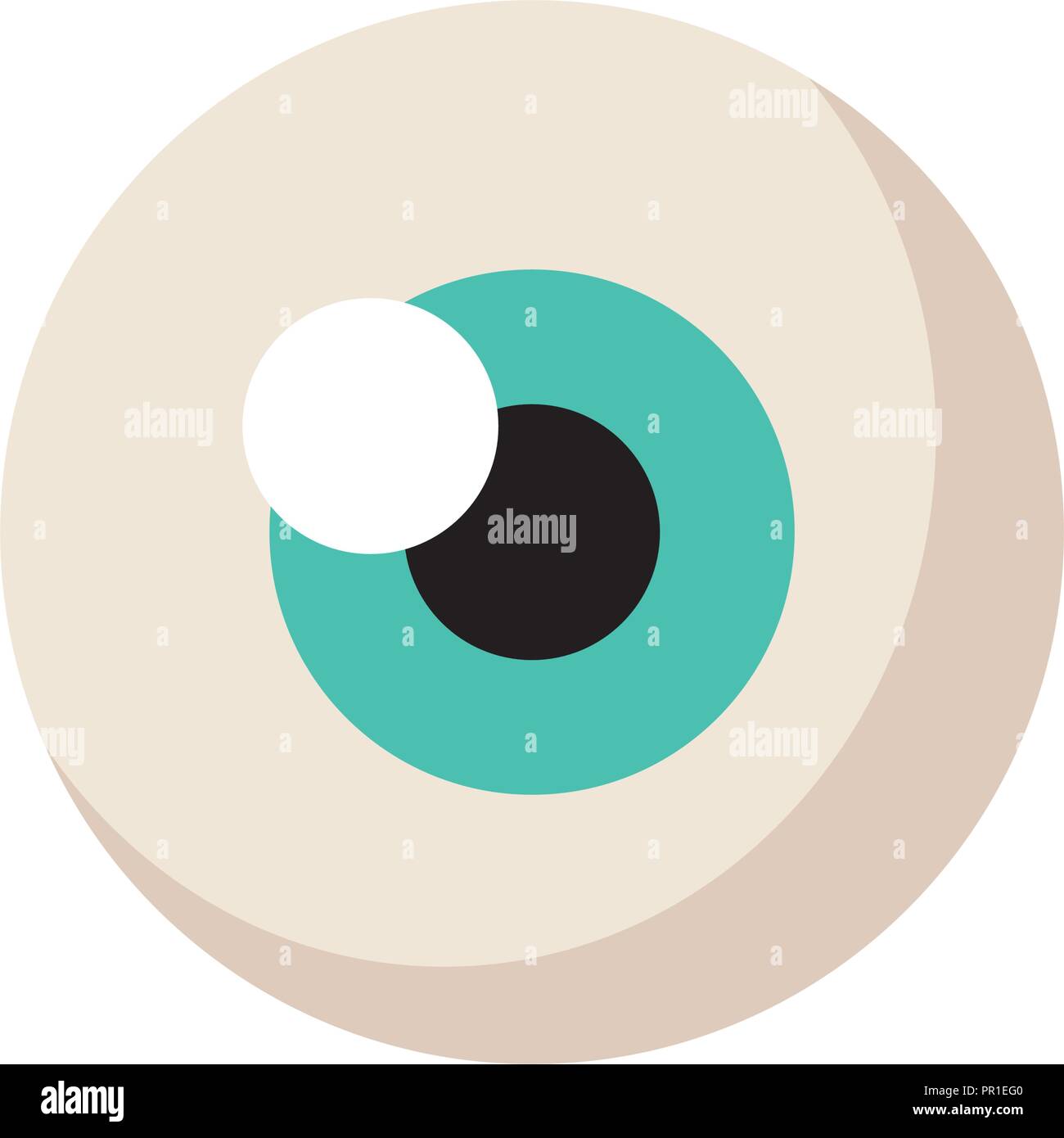 eye icon over white background, vector illustration Stock Vector Image ...