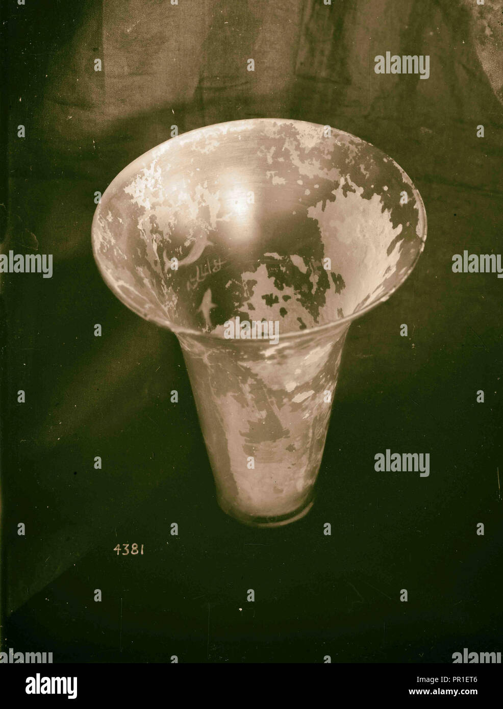Antique glass 1898, Middle East Stock Photo - Alamy