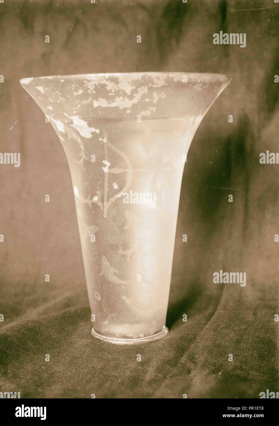 Antique glass 1898, Middle East Stock Photo - Alamy