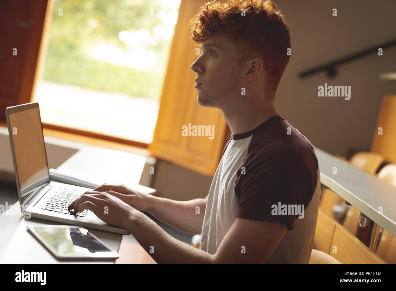 Laptop classroom adult hi-res stock photography and images - Alamy