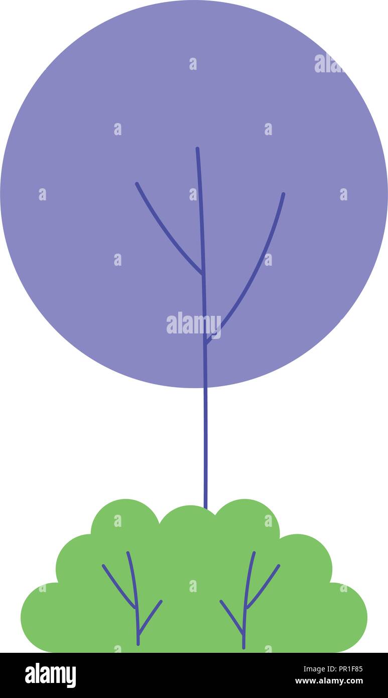 Rounded bush Stock Vector Images - Alamy