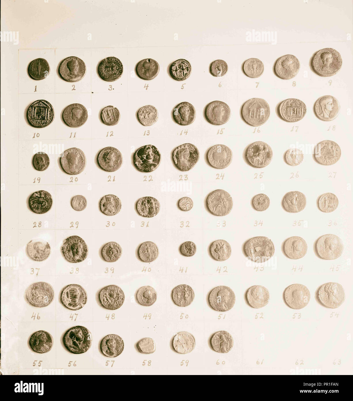 Ancient coins 1898, Middle East Stock Photo - Alamy