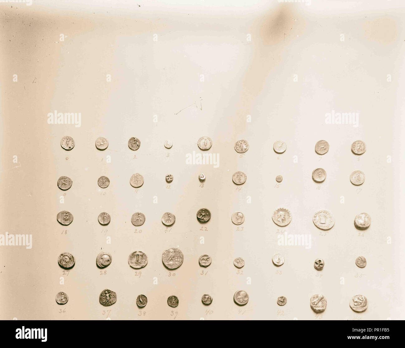 Ancient coins 1898, Middle East Stock Photo - Alamy