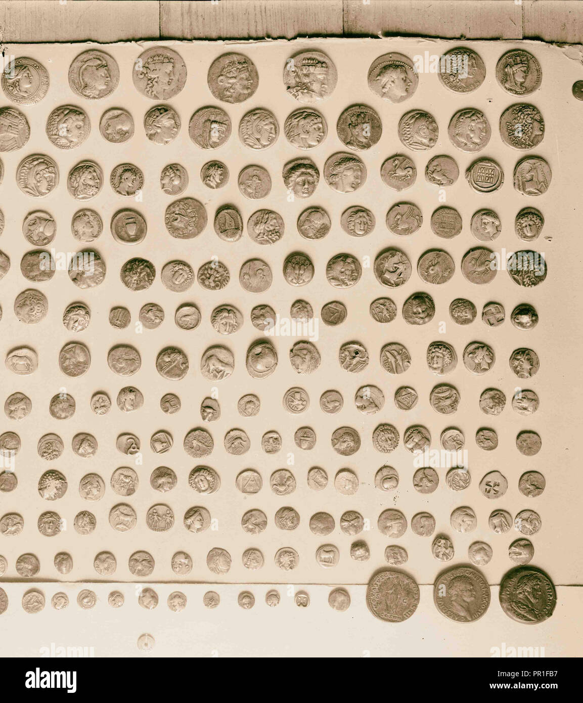 Ancient coins 1898, Middle East Stock Photo - Alamy