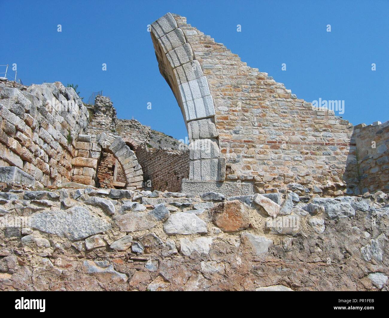 Archaeological Site of Philippi Kavalla Macedonia Greece Stock Photo ...