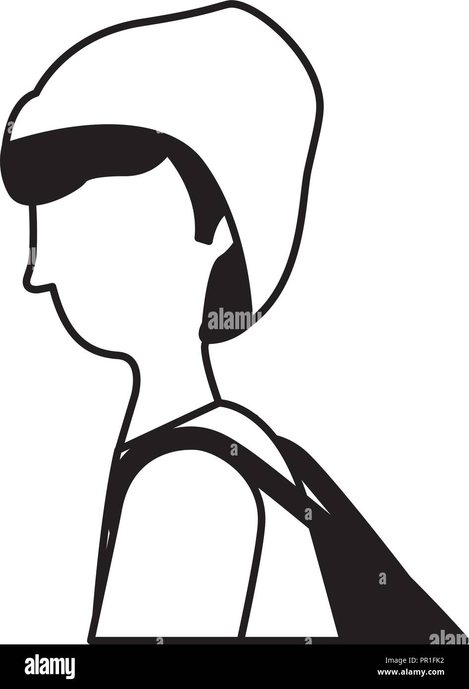 young man character male figure vector illustration Stock Vector Image ...
