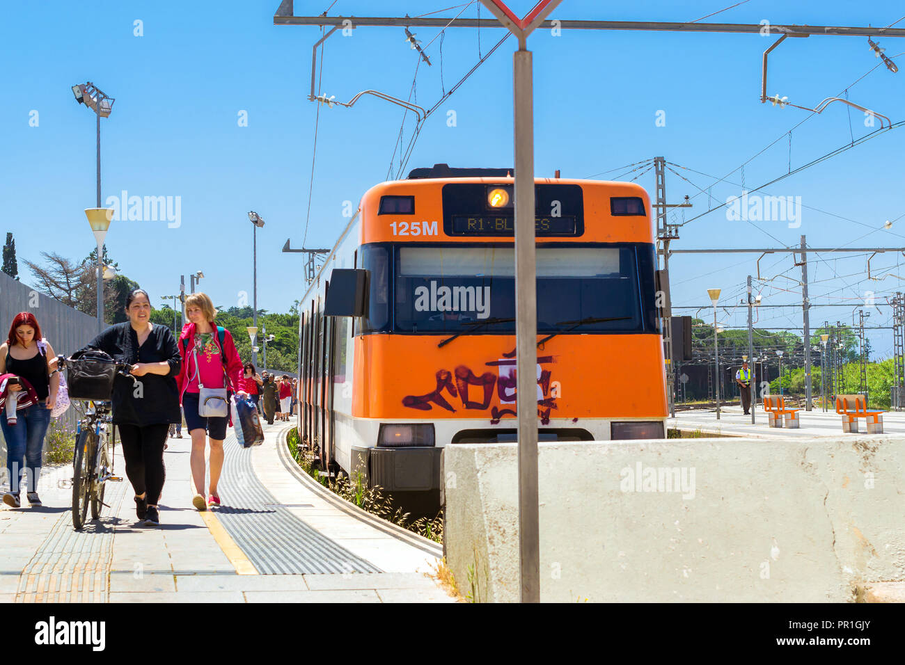 Rail freight spain hi-res stock photography and images - Alamy