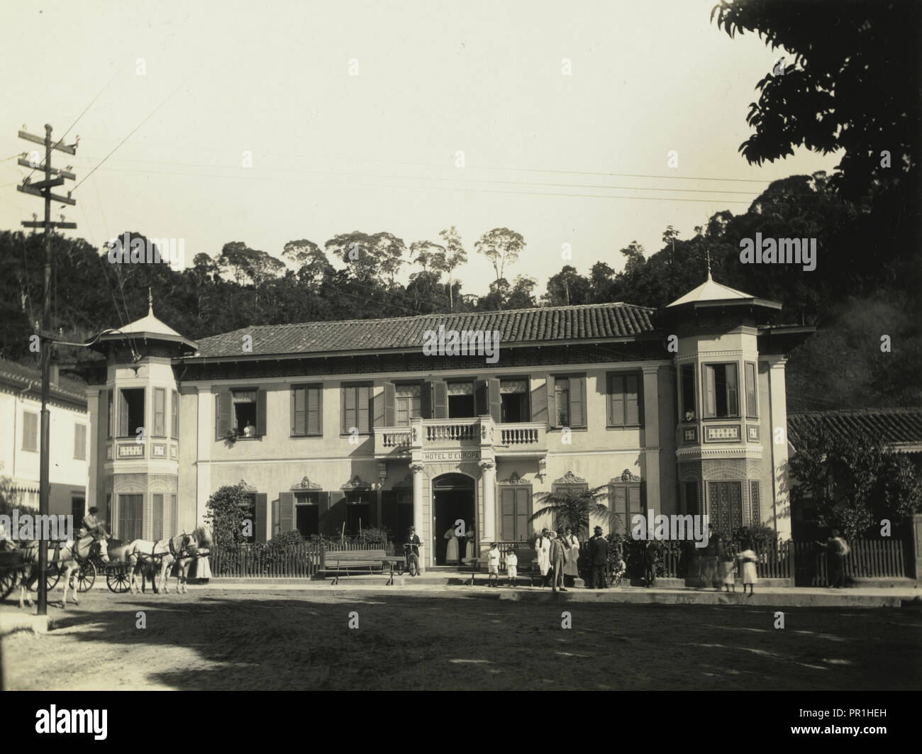 Palace of Rio Negro, photograph of nineteenth-century Brazil, Ferrez ...