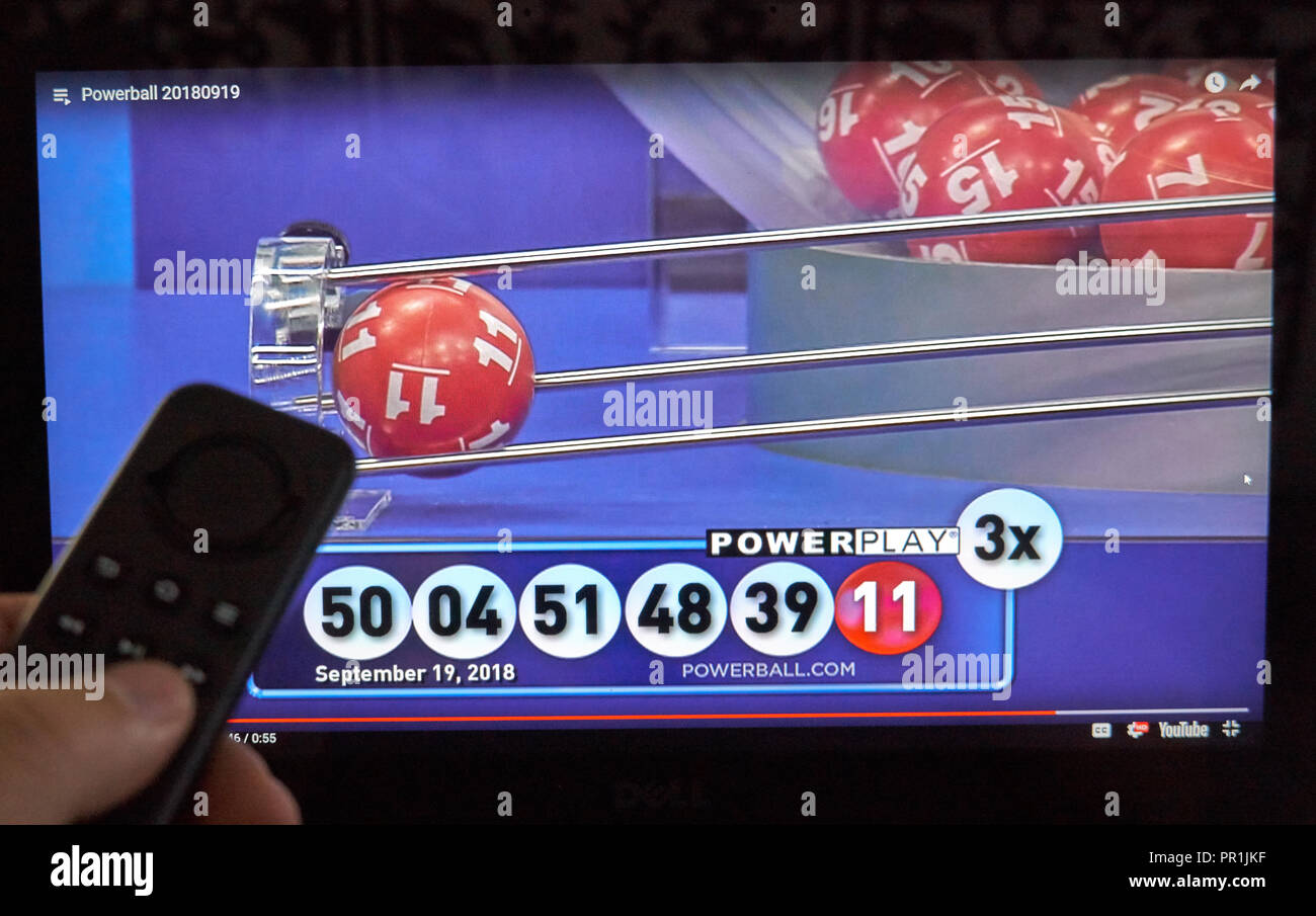 Powerball ticket hi-res stock photography and images - Alamy