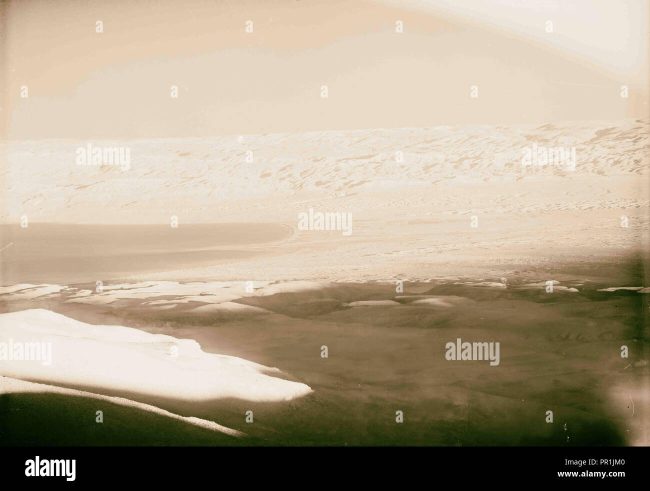 Mount Nebo. 'Jebel Nebba'. The Promised Land from Nebo. Infra-red ...