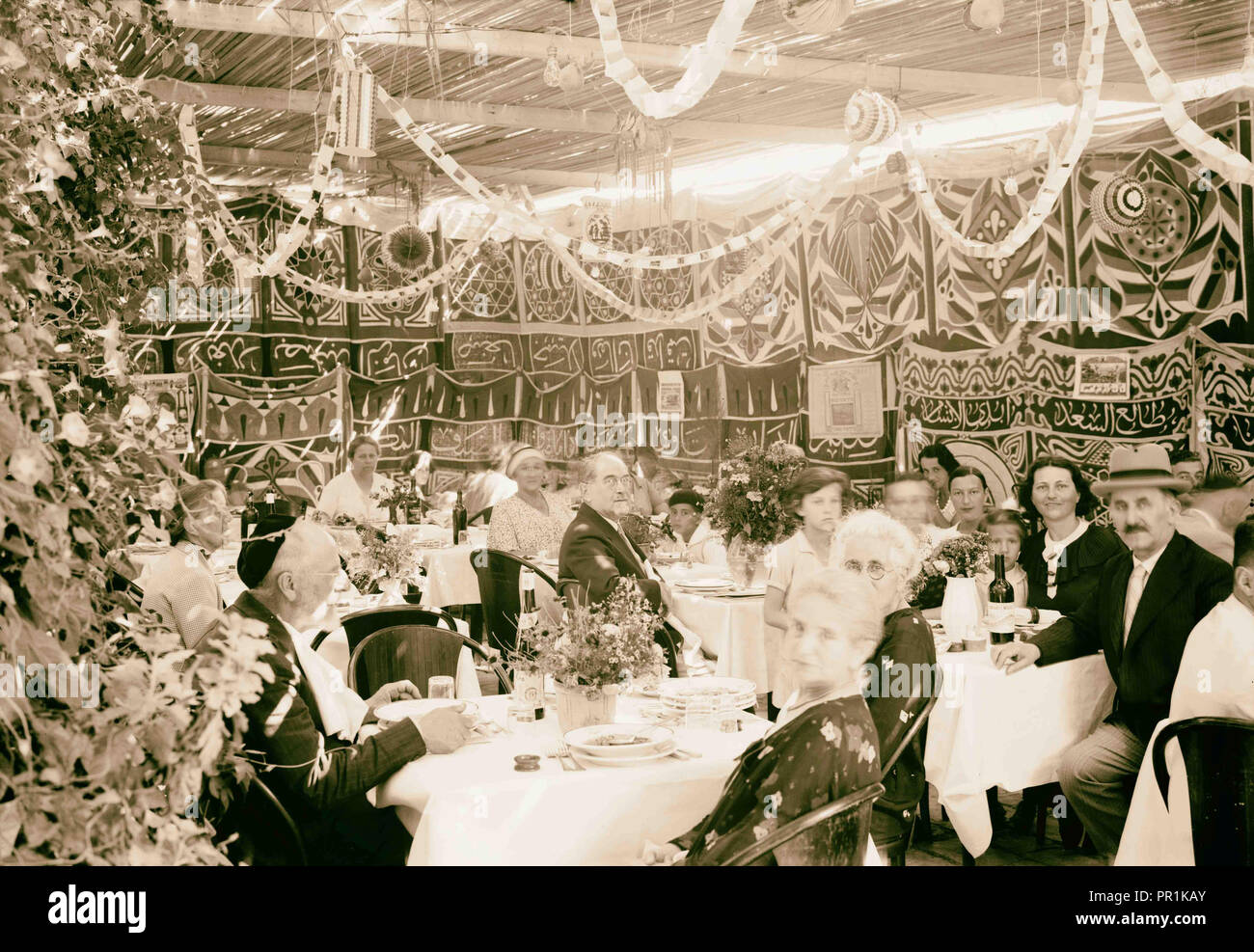 Tabernacle Sukkot Goldsmidt House 1934, Jerusalem, Israel Stock Photo ...