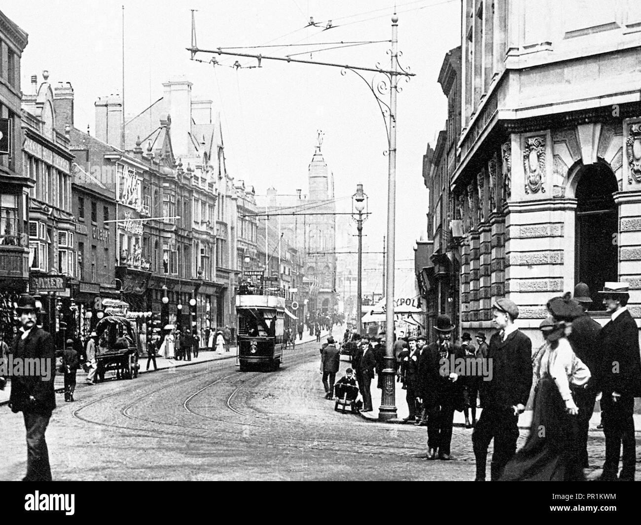 Park Street, Walsall early 1900s Stock Photo - Alamy