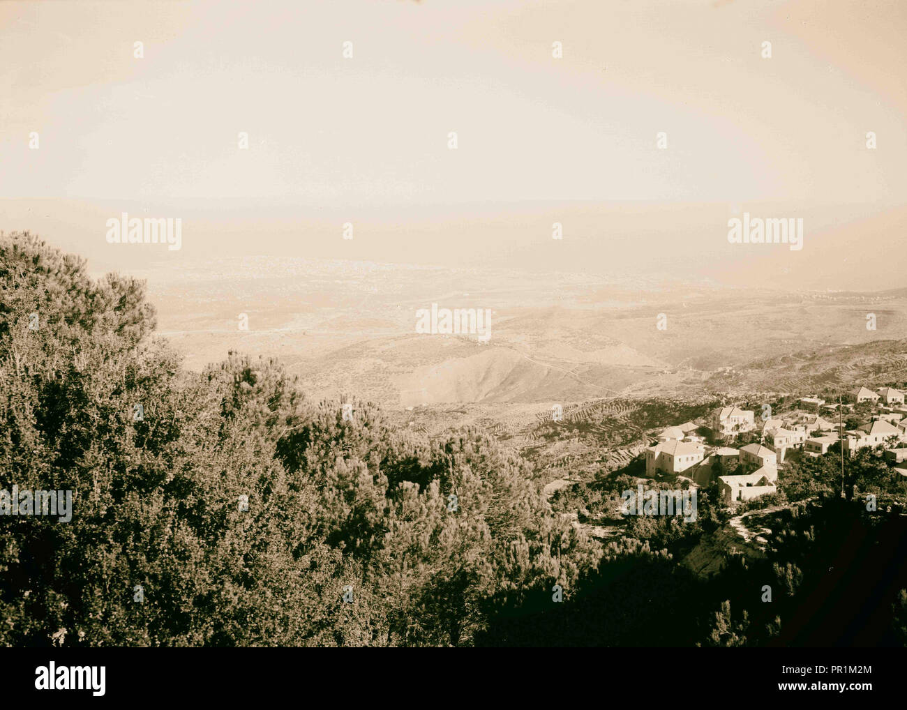 Beyrouth [i.e., Beirut] from Aley. 1936, Lebanon, Beirut Stock Photo ...