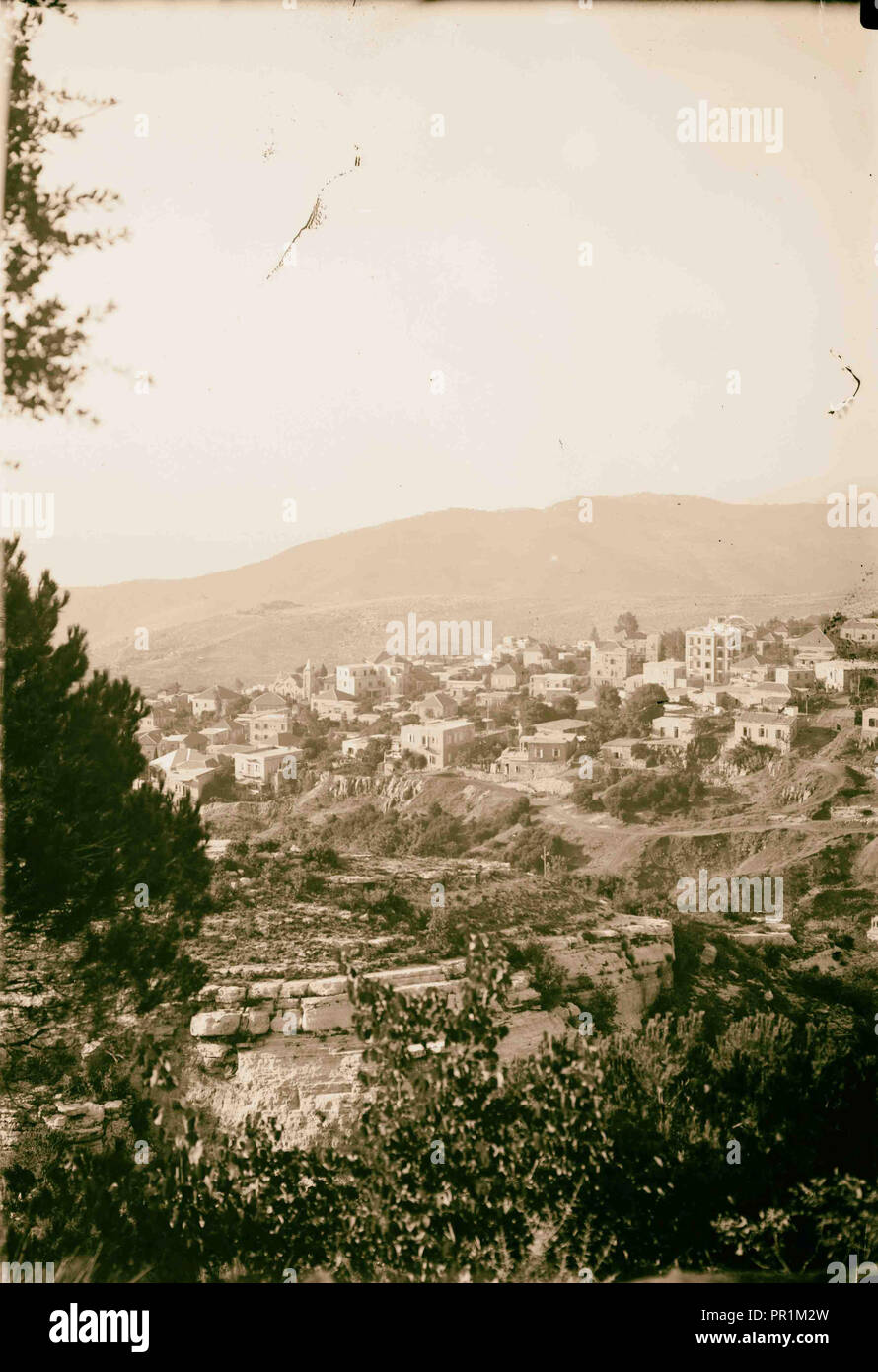 Aley from the Khulwe garden. 1936, Lebanon Stock Photo - Alamy