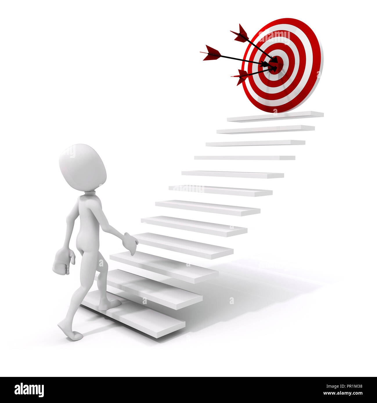 Business graph steps success Cut Out Stock Images & Pictures - Alamy