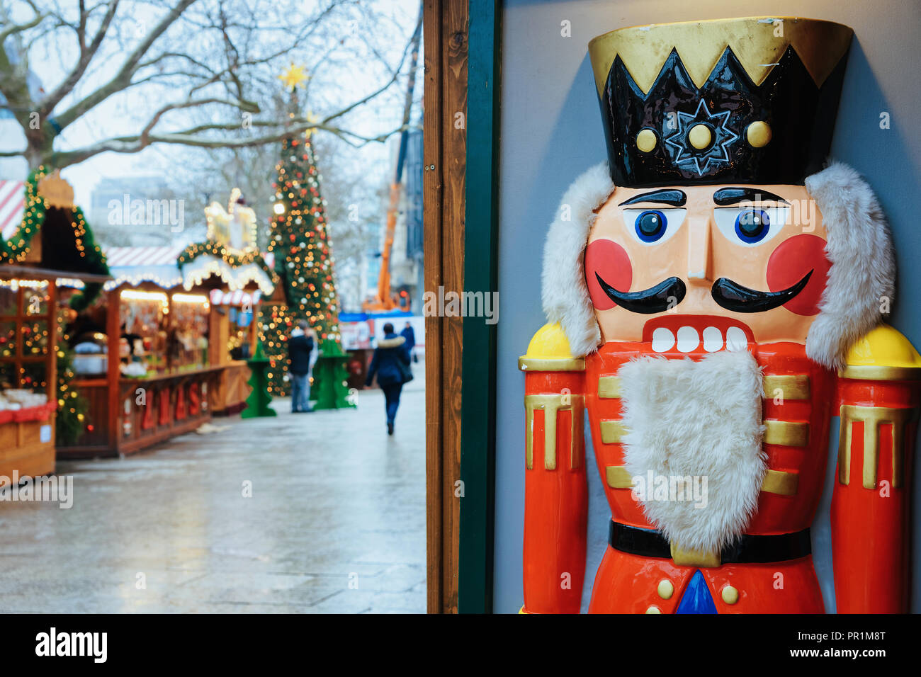Nutcracker at Christmas Market at Kaiser Wilhelm Memorial Church in ...