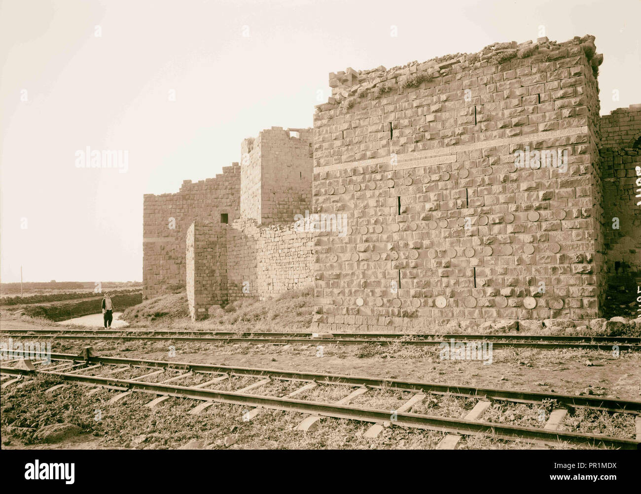 Jebel el-Druze & Hauran. Basra Eski Sham. The castle surrounding the ...