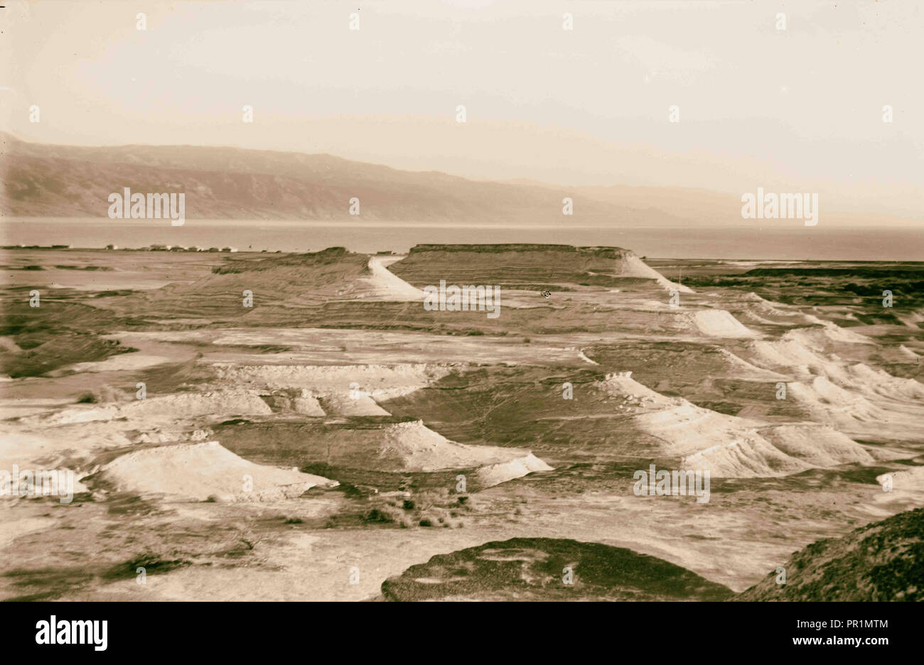 Dead Sea and slime pits. 1898, Middle East, Israel and/or Palestine ...