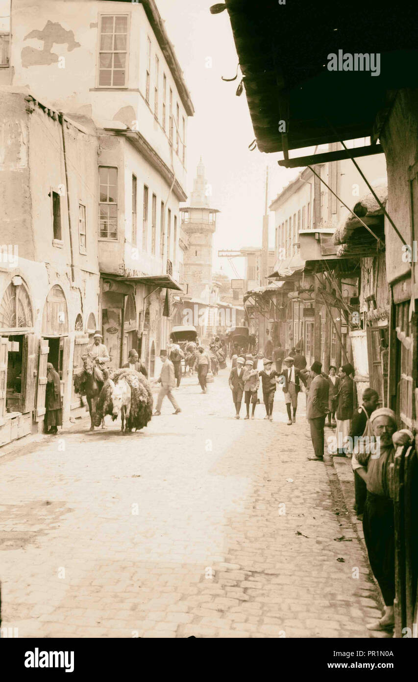 Damascus straight street hi-res stock photography and images - Alamy