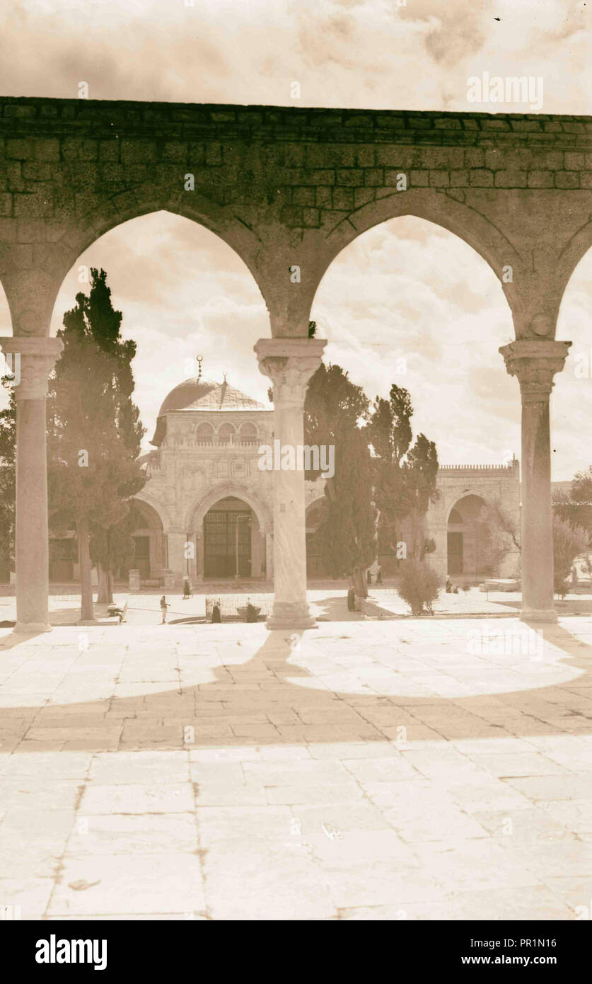 Mosque el-Aksa, al-Aqsa 1898, Jerusalem, Israel Stock Photo - Alamy