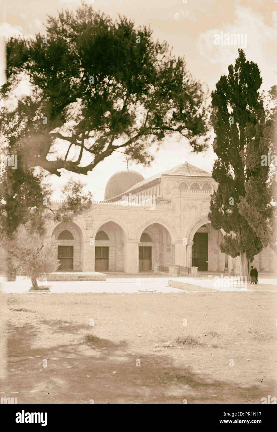 Mosque el-Aksa, al-Aqsa 1898, Jerusalem, Israel Stock Photo - Alamy