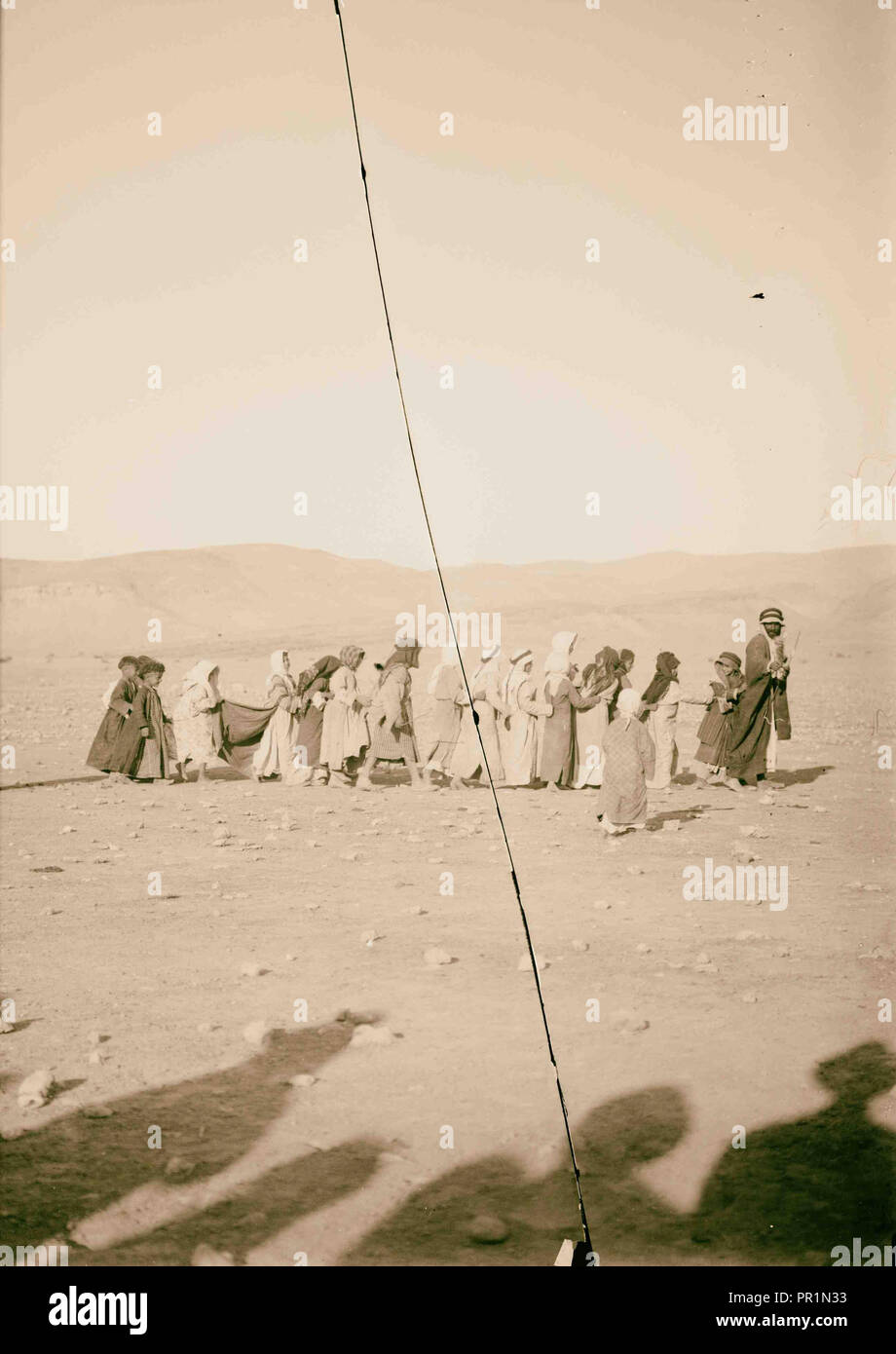 Bedouin 'playing wolf and sheep' 1898, The Bedouin are nomadic Arab ...