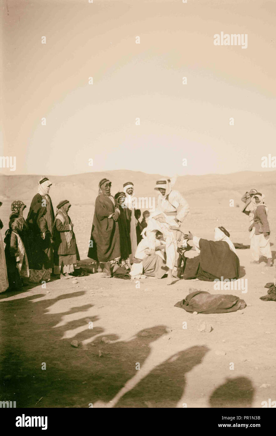 Beduin, Bedouin, jumping competition 1898, The Bedouin are nomadic Arab ...