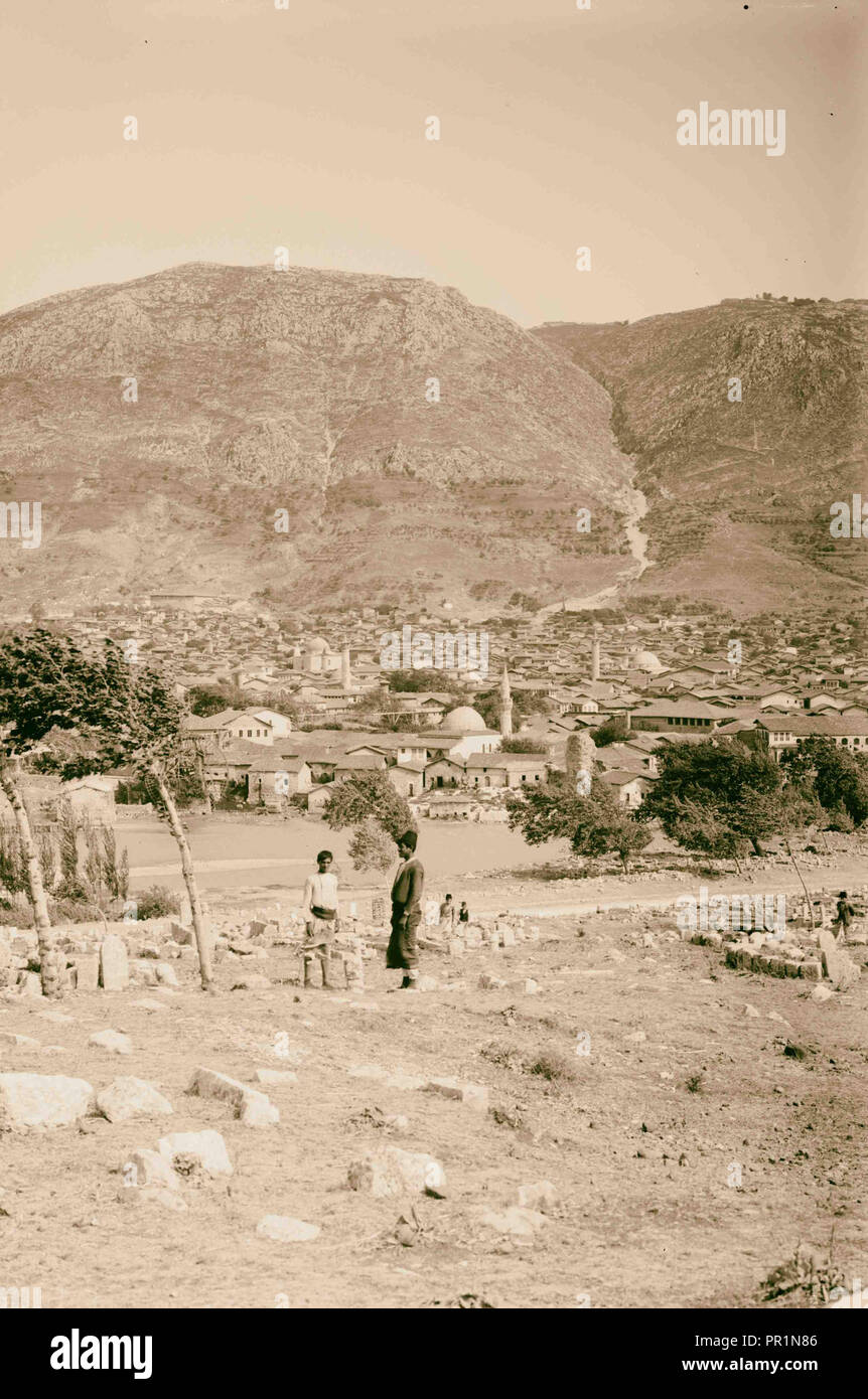 Antioch and Mt. Silpius from the west. 1898, , Antioch on the Orontes ...