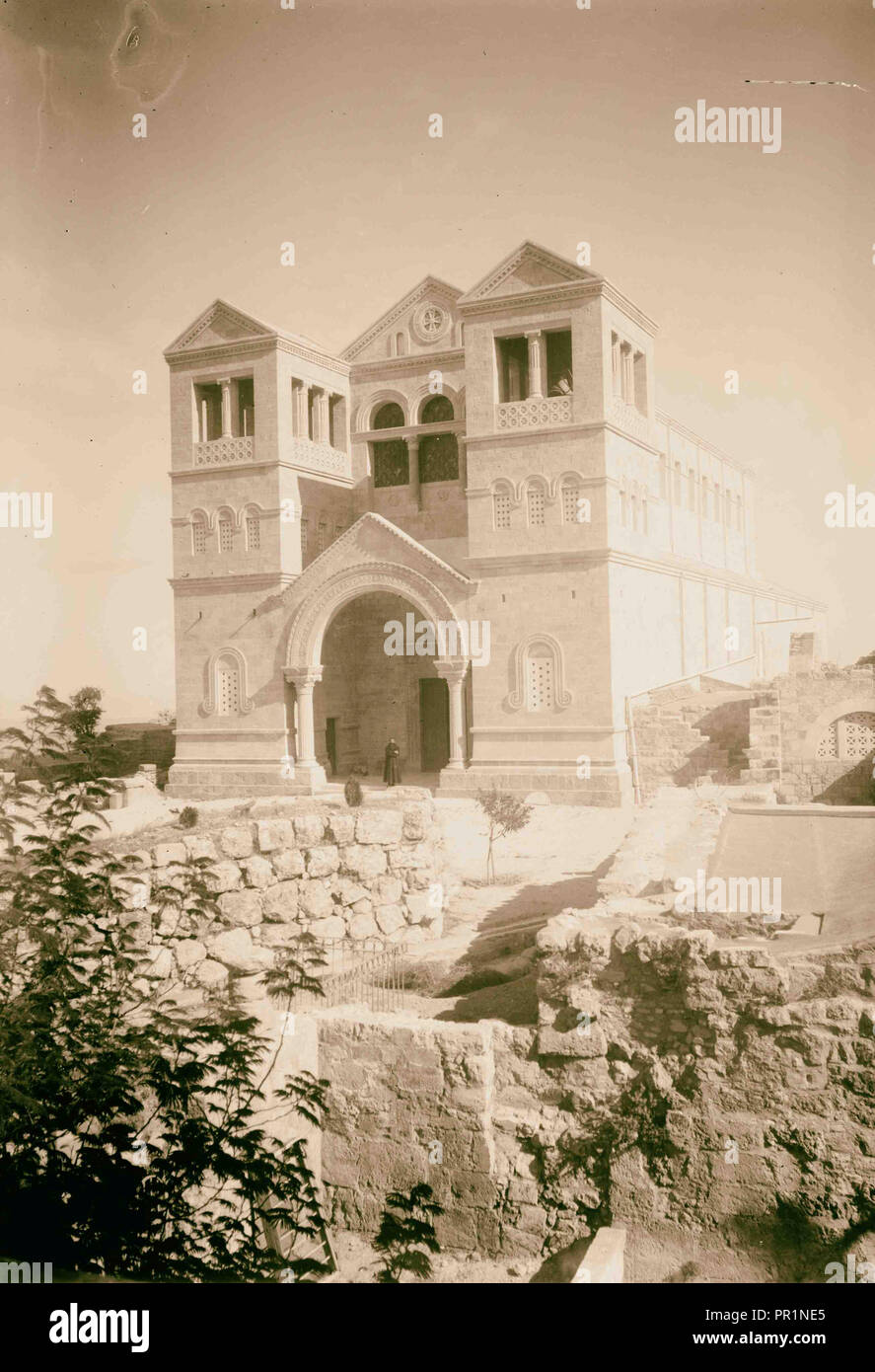 Church of the Transfiguration on Mt. Tabor. 1920, Catholic churches ...