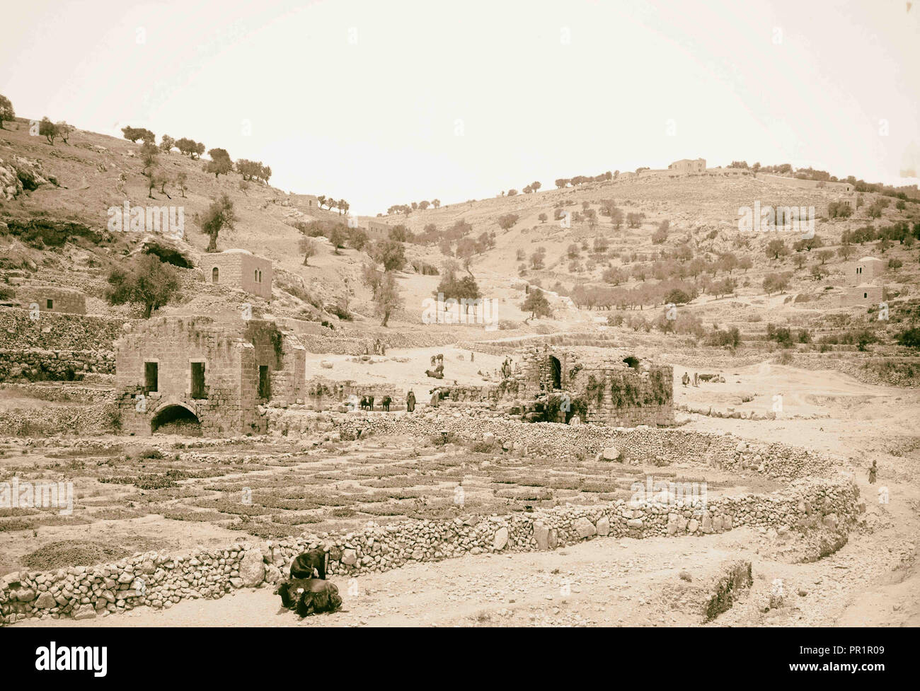 Jerusalem El-Kouds Joab's Well (En-Rogel). 1898, Jerusalem, Israel ...