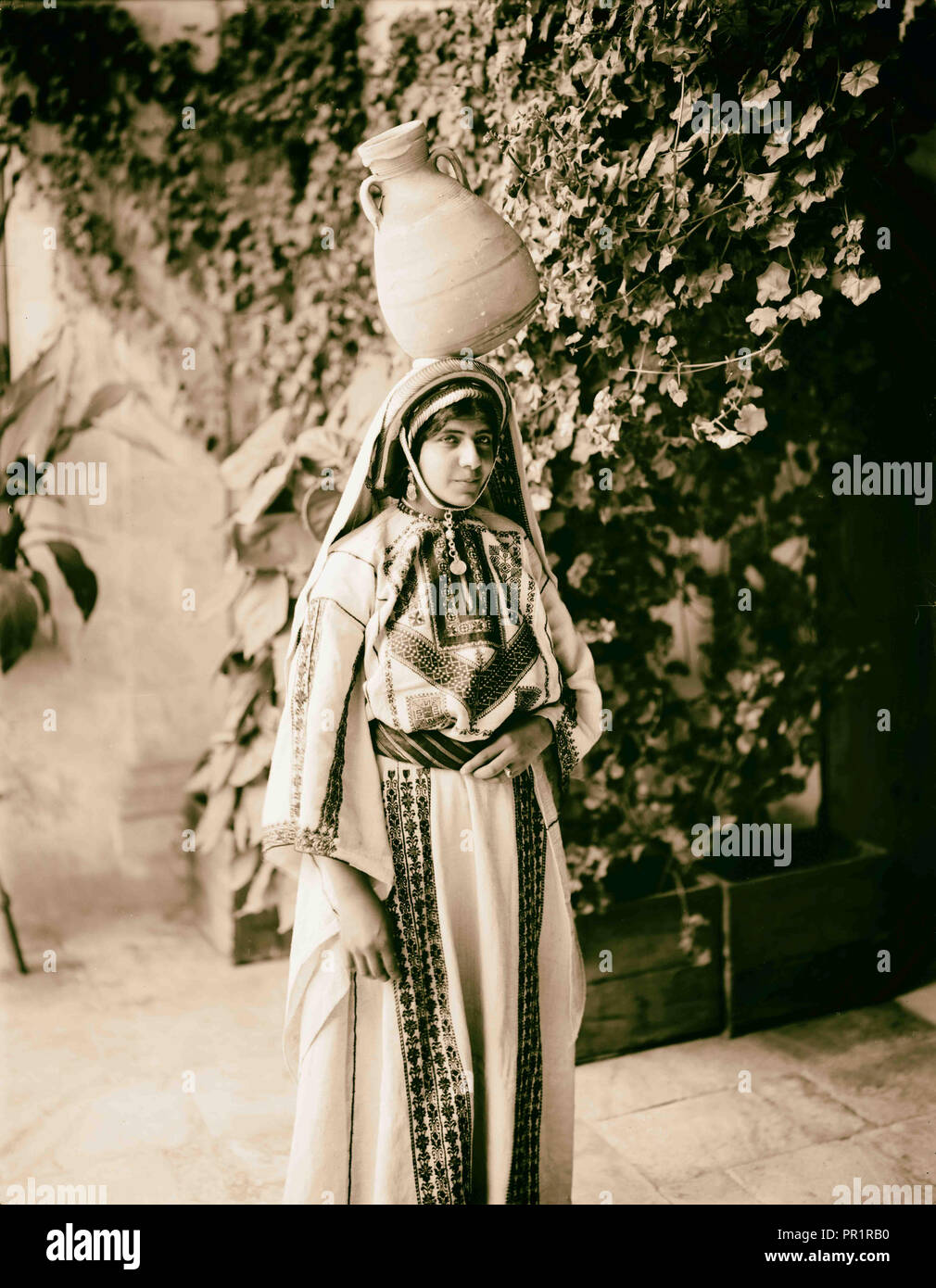 Girls of Ramallah 1898, Middle East, Israel and/or Palestine Stock ...
