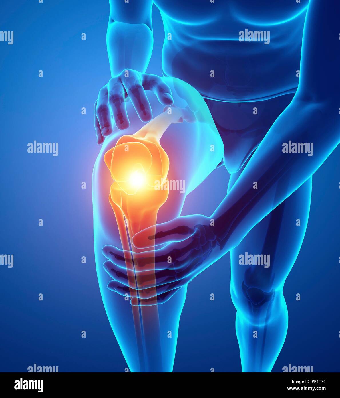 Knee close up man hi-res stock photography and images - Alamy